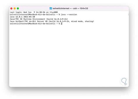 Instalar Java Jdk En Macos Monterey ️ Solvetic