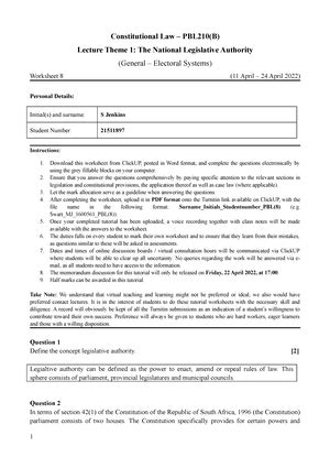 Lecture Chapter 11 Notes PDF PBL 210 LECTURE THEME 11 NOTES Chapter