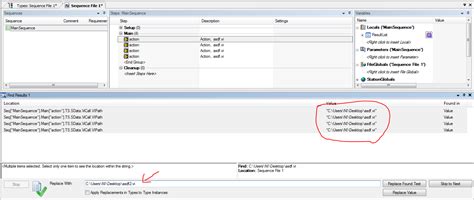 find and replace vi paths in mutiple testsand sequenzes ni community