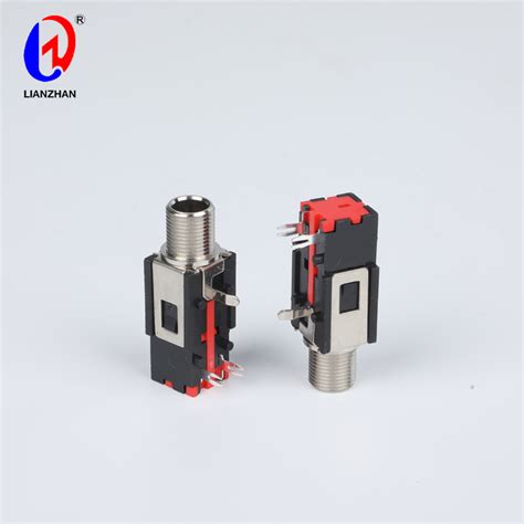 China 6 35mm Stereo Socket Audio Connector 3 Pin Panel Mount Female