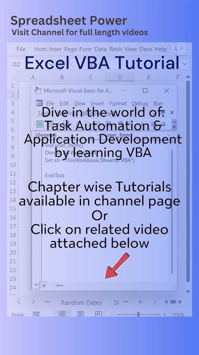 Excel Vba Tutorial Youtube