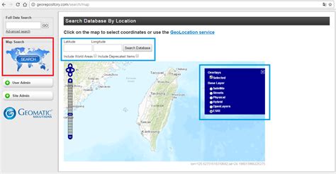 地理資訊系統 座標轉換網站