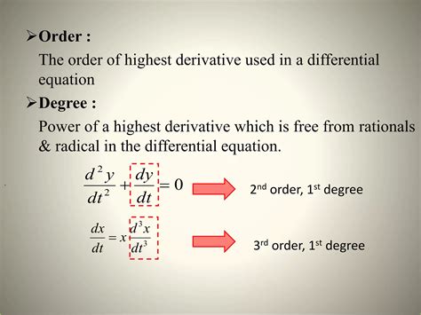 Ordinary Differential Equation Pptx
