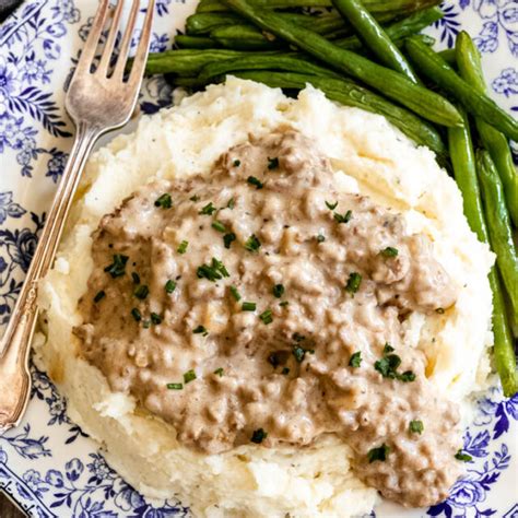 Hamburger Gravy Classic Comfort Food