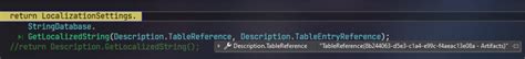 Empty Table Reference When Calling LocalizedString GetLocalizedString Unity Engine Unity