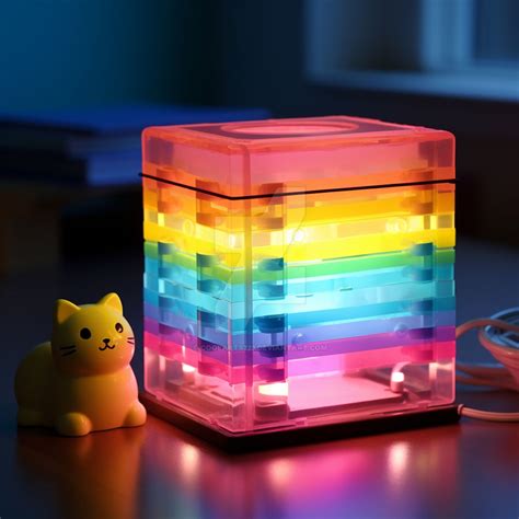 Rainbow Night Light In Style Of Nyan Cat By Coolarts223 On Deviantart