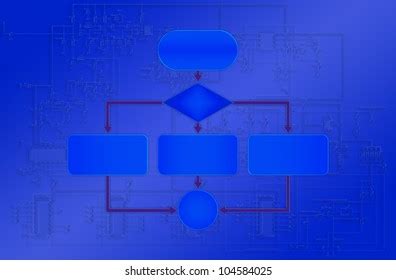 Empty Flow Chart Diagram Use Programming Stock Illustration 103244204