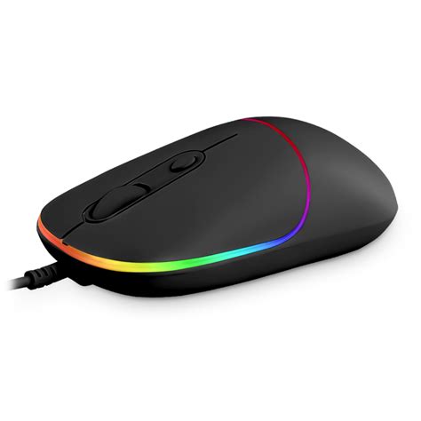 Tylex Xw18 Wired Rgb Backlight Mouse Ergonomic Design 6400 Dpi