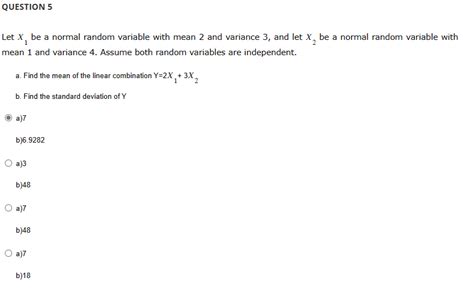 Using The Random Variable Y From Problem 5 Find The