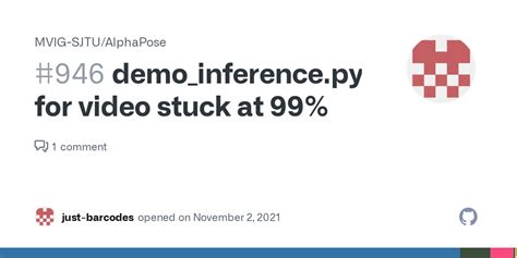Demo Inference Py For Video Stuck At Issue MVIG SJTU AlphaPose GitHub
