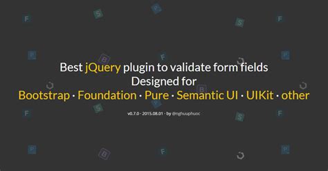 Powerful Open Source Jquery Form Validation Plugins Vandelay Design