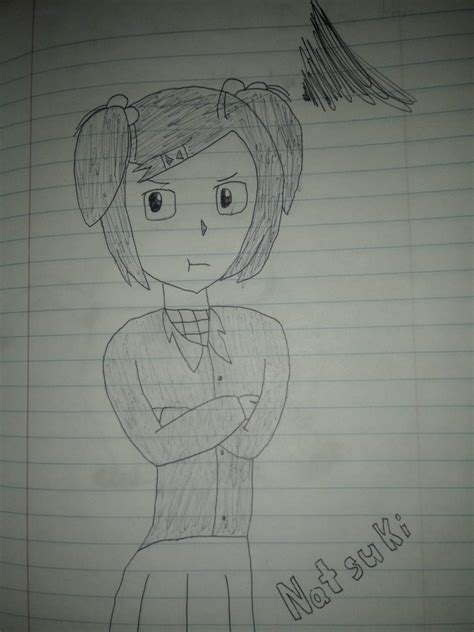 Comparing My Natsuki Drawings Doki Doki Literature Club Amino