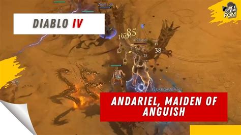 Boss Andariel Maiden Of Anguish เกม Diablo 4 Youtube