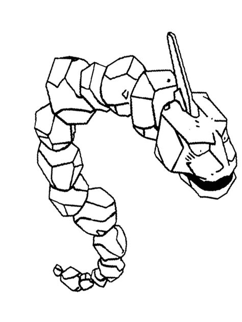 Coloriage Pokemon Onix Ancenscp
