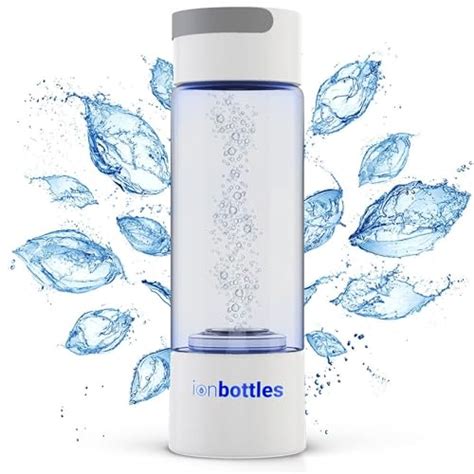 Ionbottles® Pro Model Rechargeable Portable Glass Hydrogen Water