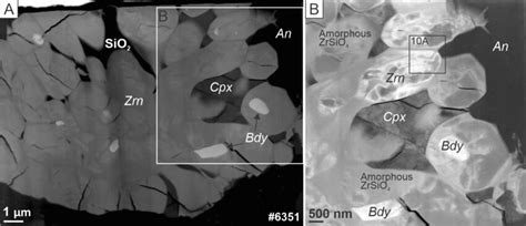 A The Haadf Z Contrast Image Of Zircon In 1d 6351 B The Haadf Download Scientific Diagram