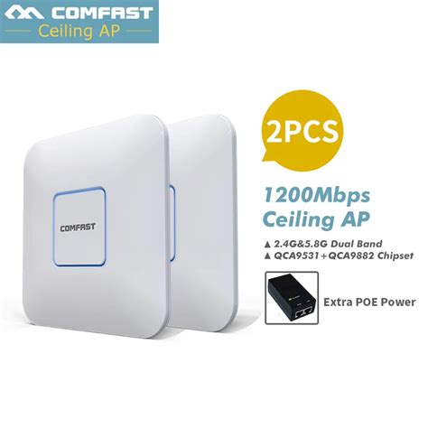 2pcs Hot Selling Comfast 1200Mbps Wifi Access Points Celling AP Wall