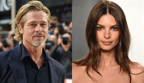 Brad Pitt Y Emily Ratajkowski Son Pareja EstiloDF