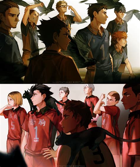 Hinata Shouyou Kageyama Tobio Kuroo Tetsurou Kozume Kenma Sawamura