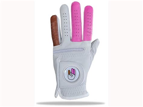 Neapolitan Shocker Golf Glove With Ball Marker 100 Cabretta Leather