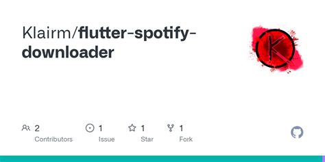 Github Klairmflutter Spotify Downloader