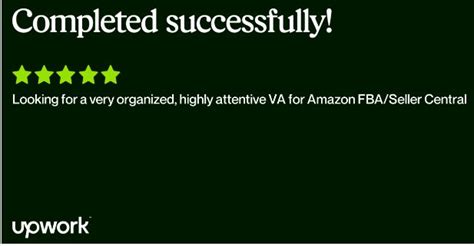 Amazonvirtualassistant Clientsatisfaction Upworkreview