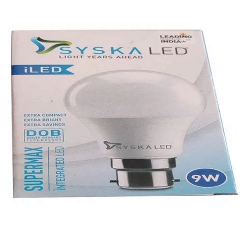 Syska Watt LED Bulb B Natural White At Box In Hyderabad ID