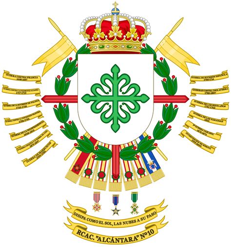 ملفcoat Of Arms Of The 10th Armored Cavalry Regiment Alcántarasvg