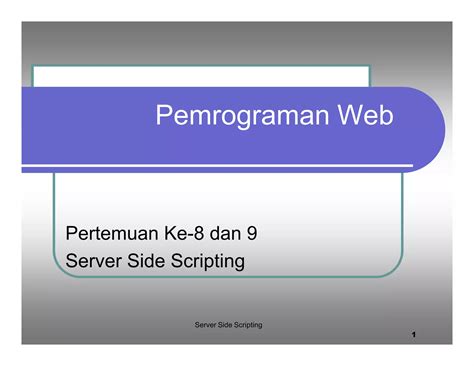 Webserver Side Scripting2pdf