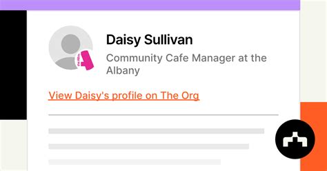 Daisy Sullivan Community Cafe Manager At The Albany The Org