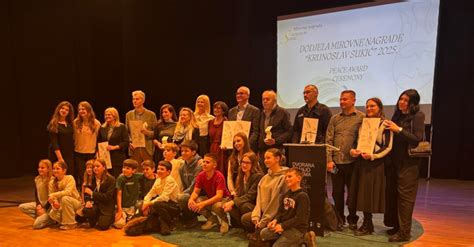 Krunoslav Sukić Award For Pro Peace Belgrade Pro Peace