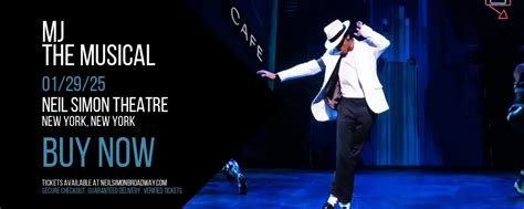 Mj The Musical Tickets 29th January Neil Simon Theatre Neil