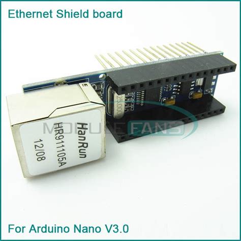 Мини enc28j60 webserver модуль ethernet щит Совет для arduino nano v3 0