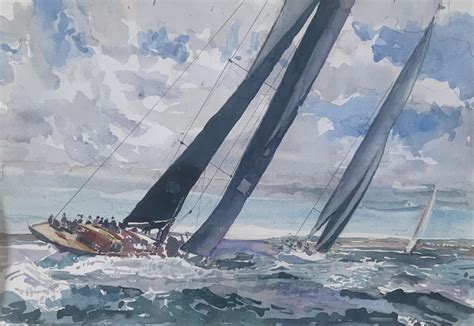 414 J Class Yachts Mall Galleries Buy Art