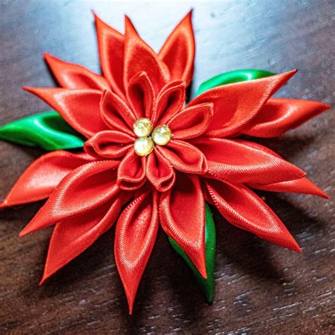 Poinsettia Ornament Etsy