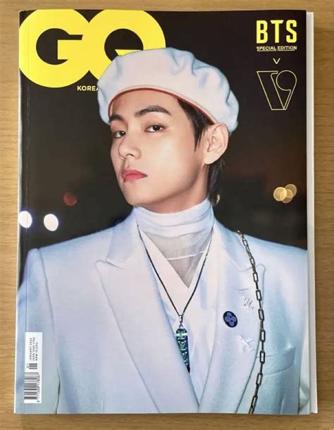 Bts V Gq ヴォーグ 1月号g型2022年 テヒョン 写真集 韓国版 メルカリ