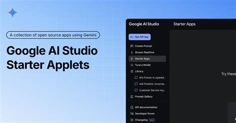 GitHub Google Gemini Starter Applets Google AI Studio Starter Apps
