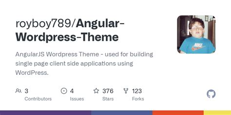 Github Royboy789angular Wordpress Theme Angularjs Wordpress Theme