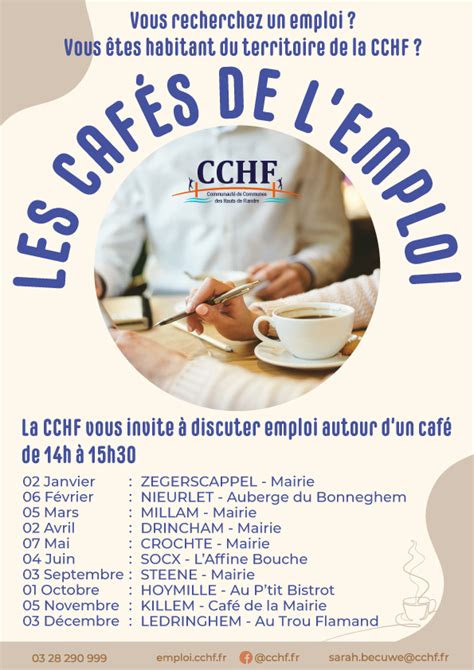 Café De Lemploi Communauté De Communes Des Hauts De Flandre