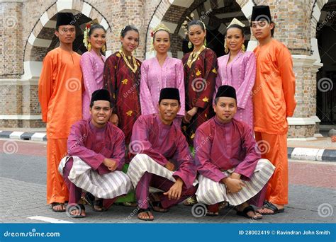 Malaysian Cultural Outfits Editorial Stock Image Image Of Dress 28002419