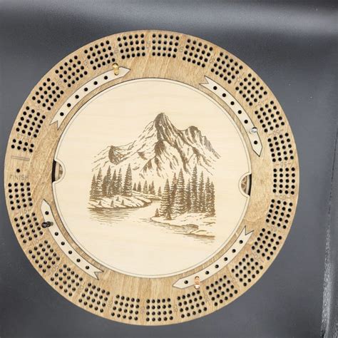 Round Cribbage Board Cribbage Cribbage Board Cribbage Board Template