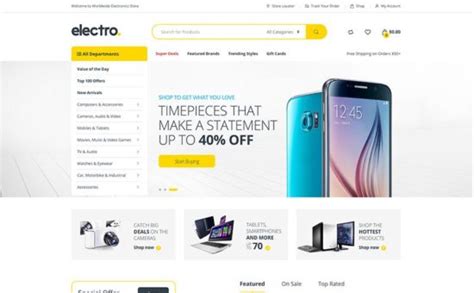 Electro Electronics Store WooCommerce Theme WPExplorer