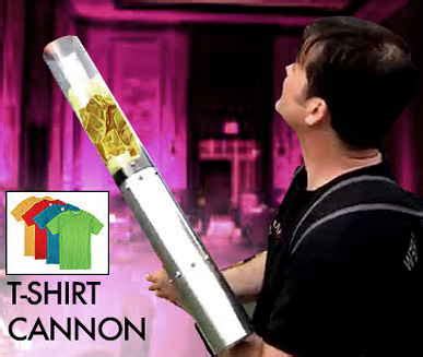 T Shirt Cannon Rental Altus Entertainment