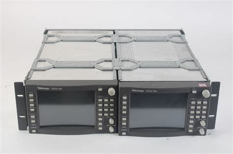 Tektronix Wfm 700 Waveform Monitor Lot Of 2 Options 2x Wfm7a 1x Wfm7 Ntc Tech