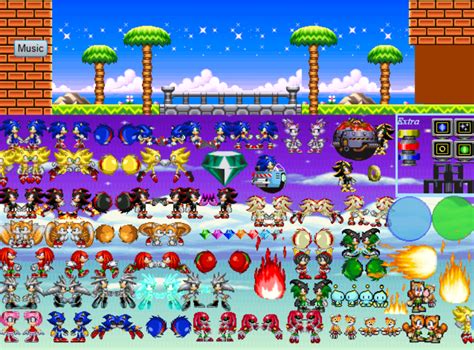 Sonic Scene Creator 33 Play Online On Flash Museum 🕹️