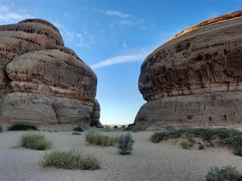 A Beautiful View Of Thousands Of Years Old Rocks In The Archaeological