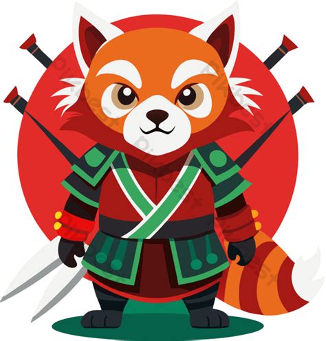 Red Panda General Of The Empire Png Images Eps Free Download Pikbest