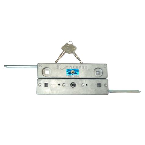 Fechadura Trava Lateral Quadrada Estilofer Tetra para Portas de Aço