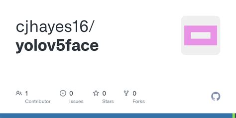 Github Cjhayes16yolov5face