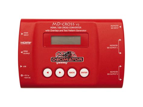 Decimator Md Cross V2 Hdmi Sdi Cross Converter 1 4 Sdi Splitter